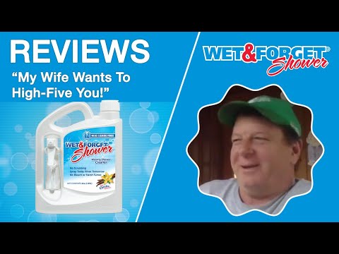 Wet And Forget Reviews - Lazy Husbands Shower Cleaner - How To Clean A Shower - Prevent Soap Scum