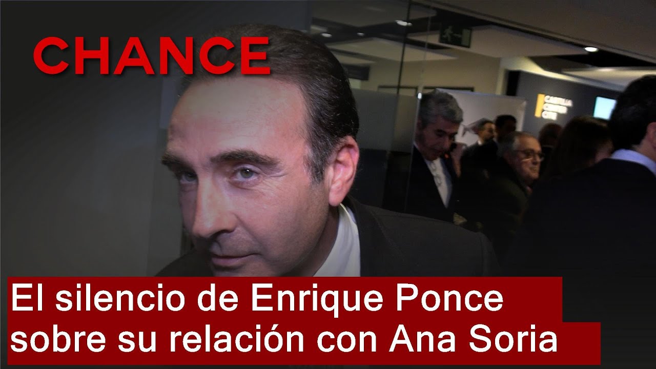 Enrique Ponce's striking silence about his relationship with Ana Soria