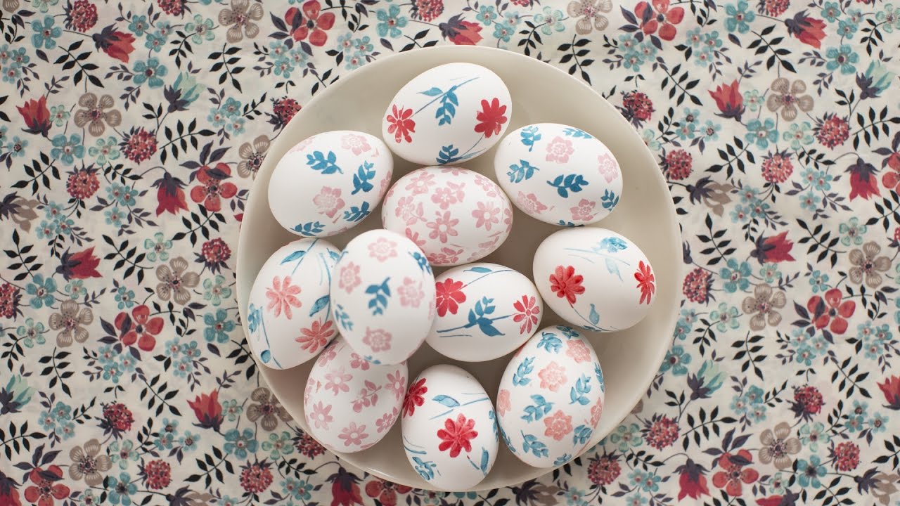 How-To Liberty Print Easter Egg Designs- Martha Stewart