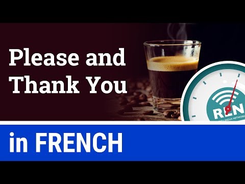 How to say Please and Thank You in French - One Minute French Lesson 2