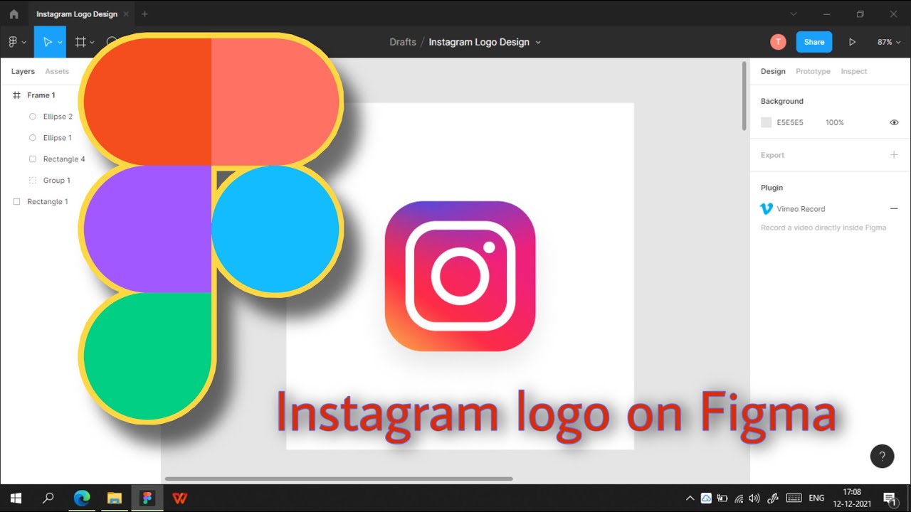Instagram Logo | Recreated on Figma
