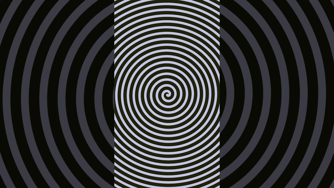Hypnotic Spiral Background