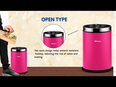 SS SOLID BIN - SS Decorative Color-Coated Dustbin Manufacturer from New ...