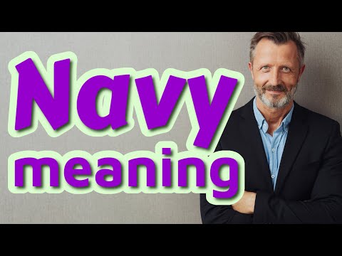 Navy | Meaning of navy