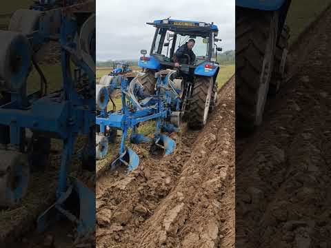 New Holland with Lemken the Salopian Charity Ploughing Match 26th March 2023