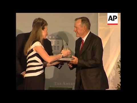 Former US president awarded Kissinger prize