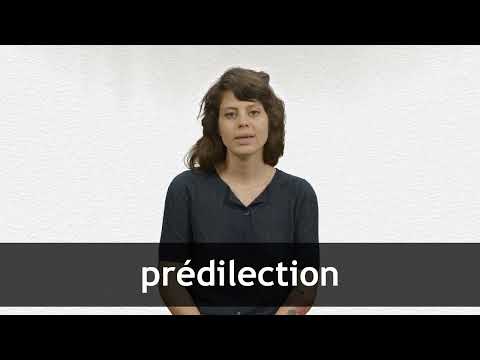 English Translation of “PRÉDILECTION” | Collins French-English Dictionary
