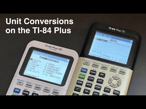 How To Do Unit Conversions on the TI-84 Plus