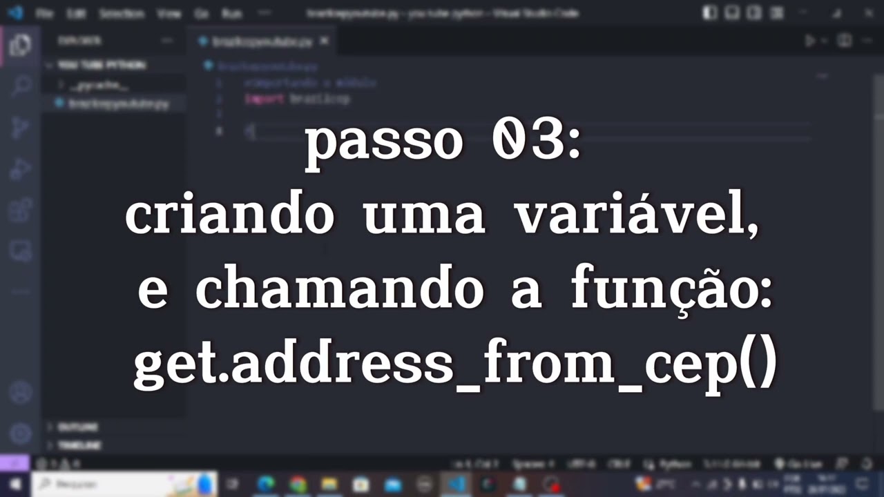 consultando cep usando python !!! brazilcep