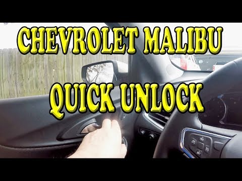 Chevrolet Malibu Quick Unlock Feature you may not know about