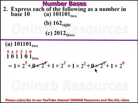 Conversion: Number Bases Video Lecture - Mathematics for JAMB