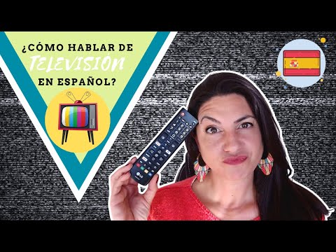 How to talk about TELEVISION in Spain? | Learn Spanish vocabulary