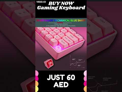 HXSJ V700 RGB Wired Gaming Keyboard Pink