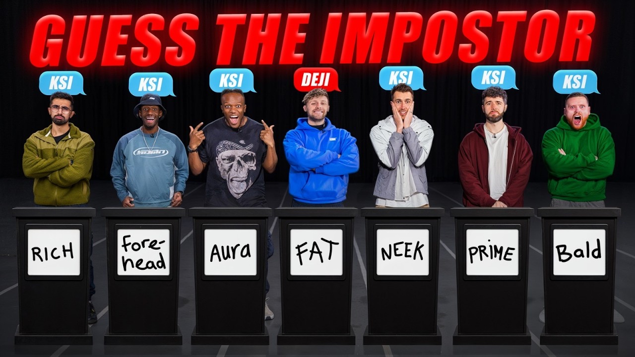 SIDEMEN GUESS THE IMPOSTOR: YOUTUBER EDITION