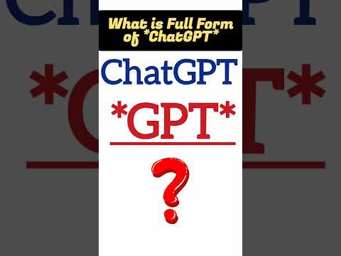 ???? Chat GPT Full Form | ???? ChatGPT Meaning #shorts