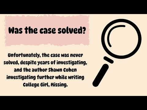 College Girl, Missing
