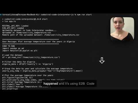 How to analyze CSV files with Mistral AI and E2B
