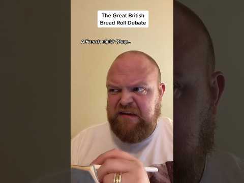 The Great British Bread Roll Debate #english #comedy #breadrolls #baps #cobs #bread #englishlanguage