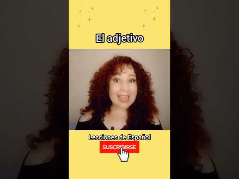 ¿Qué es el adjetivo?