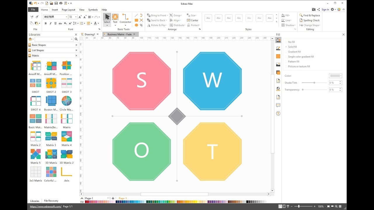 How to Create a SWOT Matrix| EdrawMax