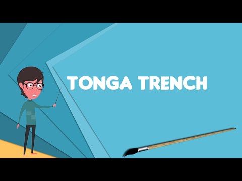 What is Tonga Trench? Explain Tonga Trench, Define Tonga Trench, Meaning of Tonga Trench
