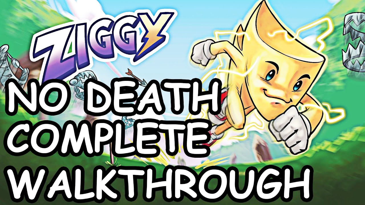 **BRAND NEW GAME** ZIGGY: NO DEATH Complete Walkthrough - PC (4K UHD 60fps) **NEW PLATFORMER GAME**