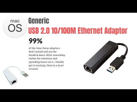 How to fix USB Ethernet adapters not working on Mac OS