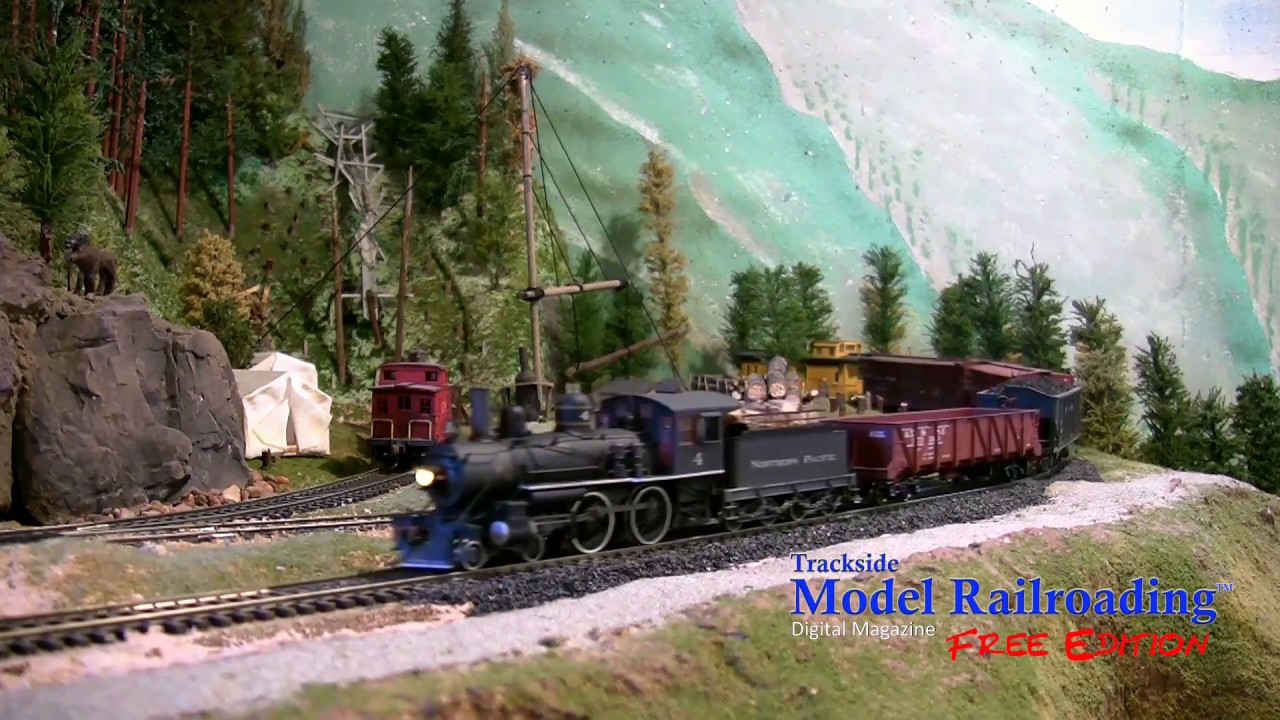 Memorial steam era model railroad, Burt Whitney's short feature, February 2014 issue of Trackside.