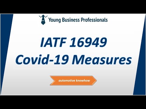 IATF 16949 Covid-19 Measures