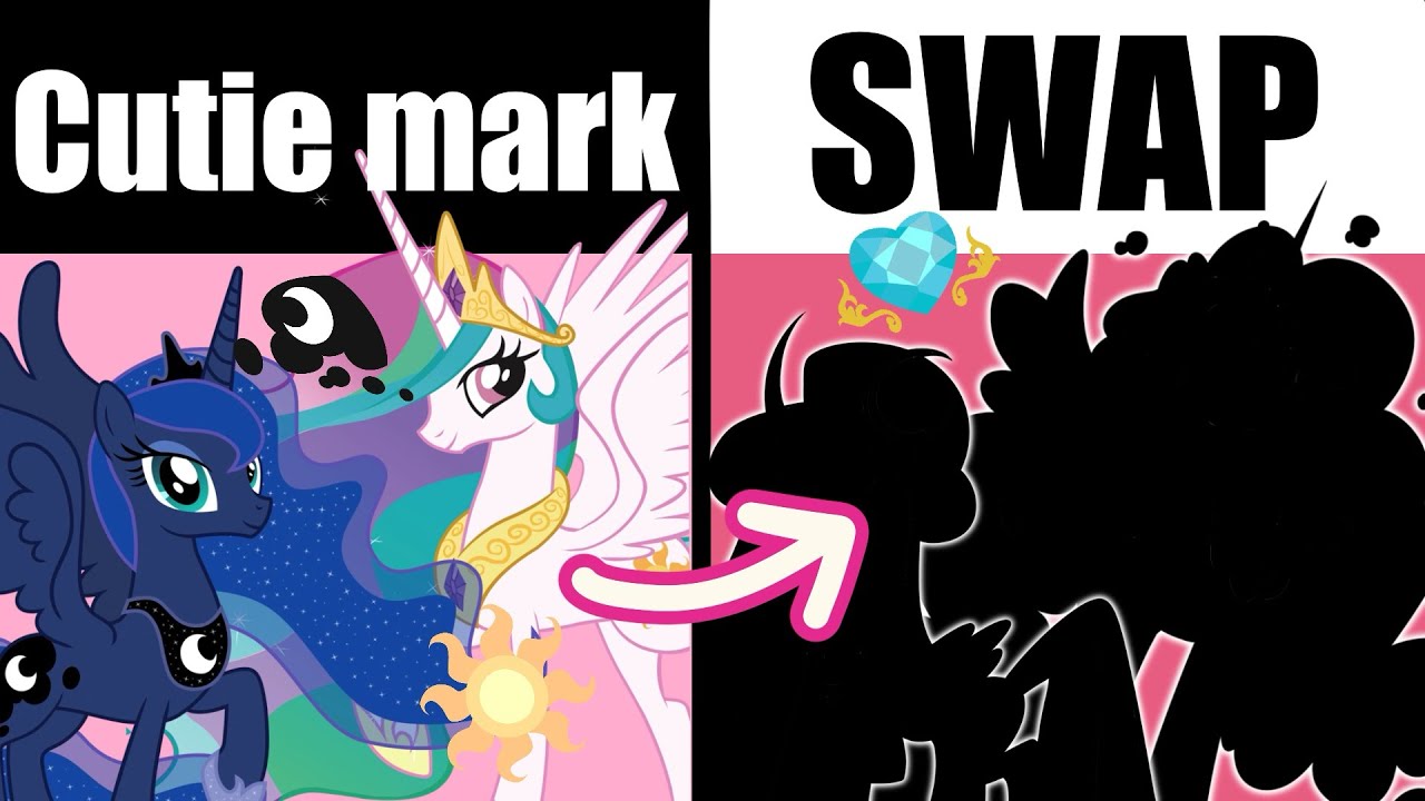 Swapping MLP Princesses Cutie Marks!