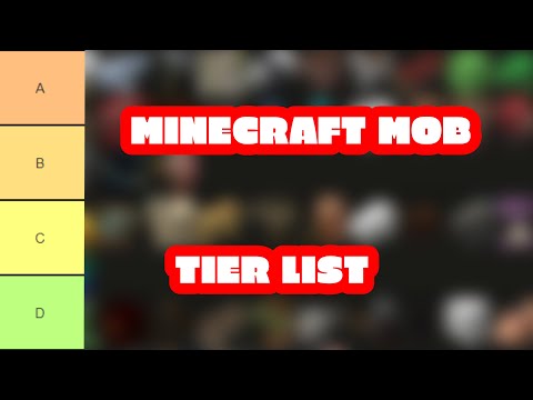 RANKING EVERY MINECRAFT MOB! (Tier List)