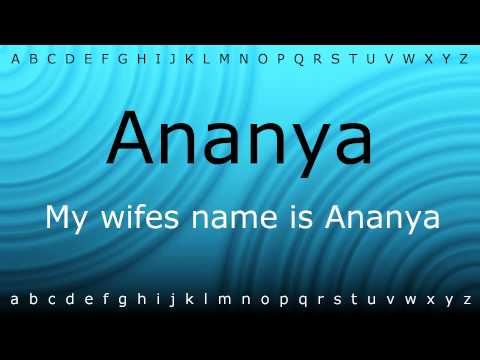 Here I will teach you how to pronounce 'Ananya' with Zira.mp4