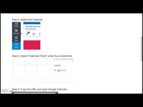 Sync Canvas Calender to Google Calendar