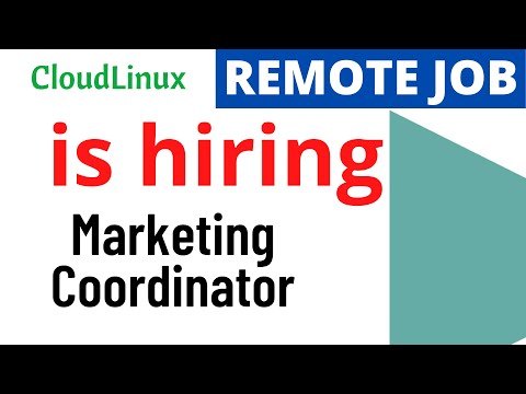 Hiring Marketing Coordinator | Digital Marketing Jobs | Work from Home Jobs | Remote Jobs