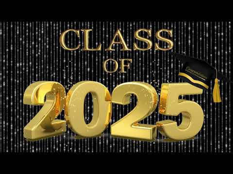 Class of 2025 Graduation TV Background Video 2 hours