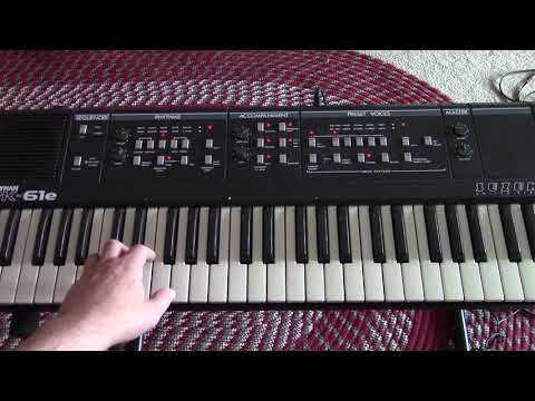 1985? Suzuki PK-61e Keyboard With Analog Drum Machine