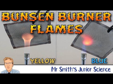 COMPARING BUNSEN BURNER FLAMES - which flame is hottest / cleanest / loudest etc...