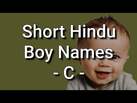 25 Short Hindu Boy Names and Meanings, Starting With C