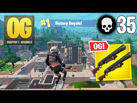 Fortnite OG Season 3 | 35 Elimination Solo Vs Squads Win Gameplay