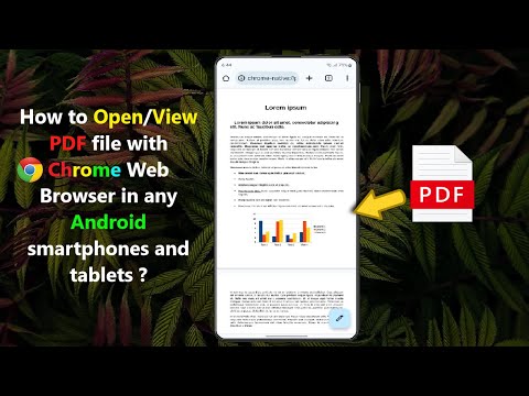 How to Open/View PDF file with Chrome Web Browser in any Android smartphones and tablets ?