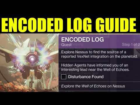 Search Nessus for the source of a reported vexnet integration | Destiny 2 (Encoded Log Quest Guide)