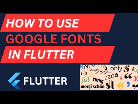 Flutter Google Fonts Add Custom Font in your Flutter app Flutter google ...