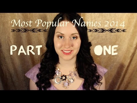 MOST POPULAR NAMES OF 2014! (Part 1)