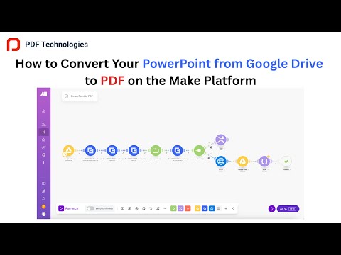 How to Automate PowerPoint(PPT) to PDF - ComPDF + Make
