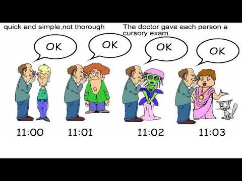 cursory meaning | Vocabulary for Kids | Children's Dictionary  | Learn English Vocabulary