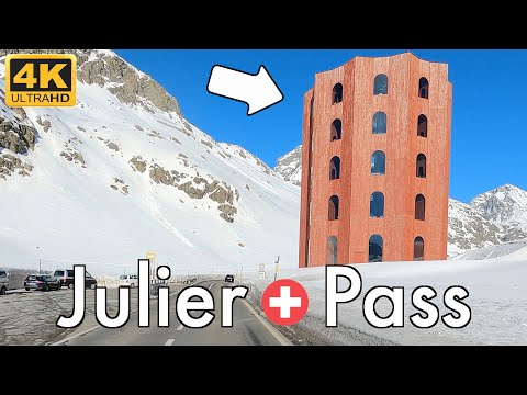 Julier Pass Route | Road Trip | Scenic drive to Engadin Valley | Switzerland 4K