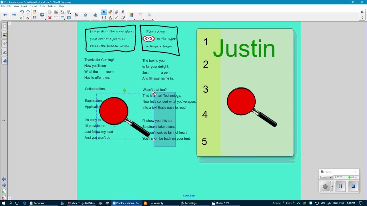 Smart NoteBook - Basic Beginning Tutorial