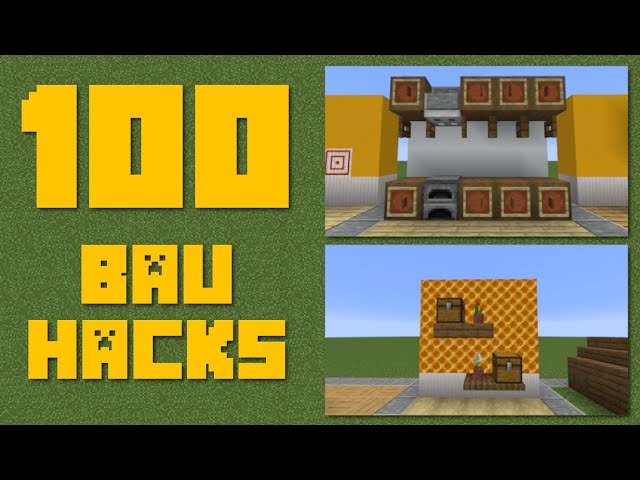100 Build Ideas, Tips and Tricks (german signs) 1.16 Snapshot Minecraft Map