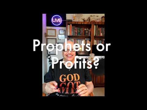 Prophets or Profits? – ︎ ~ RevEssie.Com ~ ︎