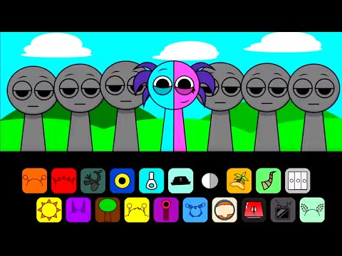 Sprunki Oc : Mercury, Semi Hemi, Gekkie, Zip, Hue And All Characters